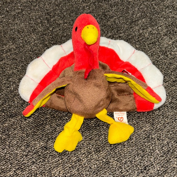 Ty | Toys | Ty Beanie Baby Gobbles The Turkey | Poshmark